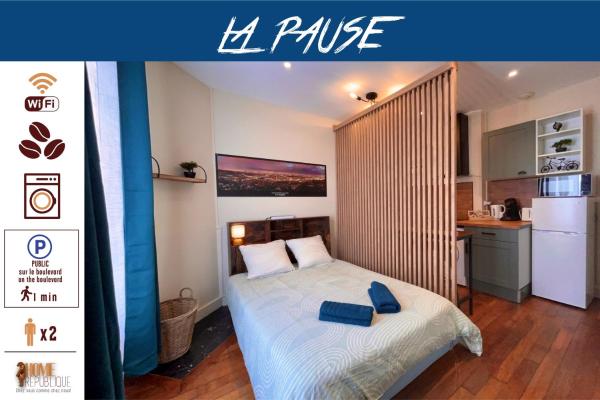 La Pause - 15m2 - Central - Proche Parking - Appoigny