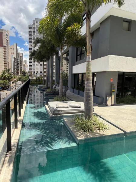 Luxo E Aconchego Gy06 Apt 1qt Com Sacada - Ao Lado Do Parque Vaca Brava - Goiânia