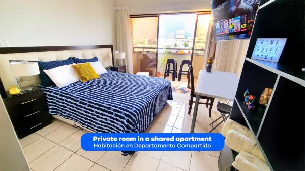 Habitación Con Baño Privado En Departamento Compartido - Lima