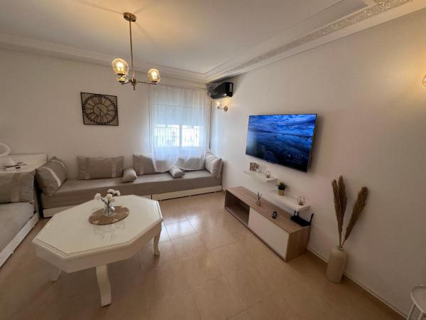 Appartement Lumineux 2 Chambres Clim, Wi-fi, Parking Proche Corniche Tanger - Tanger