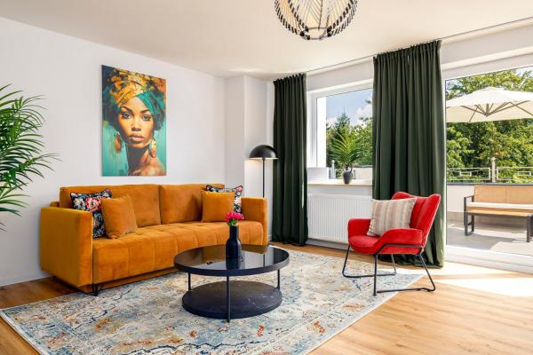 Zentrales City Apartment - Balkon, Bar - Colonia
