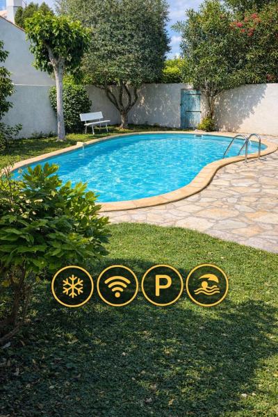 Villa Piscine Clim Wifi Calme - Mauguio