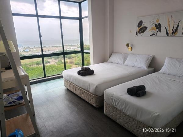 Costa Mahkota 2br 3queen Sea View - Malacca