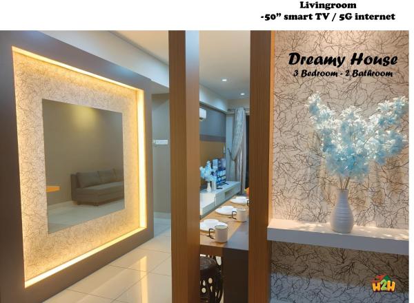 H2h- Dreamy Home - Majestic Ipoh - 7 Pax - Ipoh