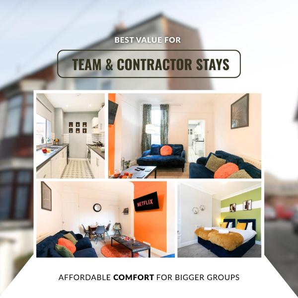 Monthly Deals L Special Retreat L Fosse Road North L Oak Stays Short Lets & Serviced Accommodation Leicester - Free Wifi Available - Loughborough