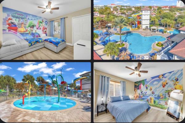 Power Up Palace - Mins To Disney, Lazy River & Slide - United States