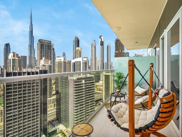 Chic 1br With Burj Views And Near Dubai Mall - Dubai