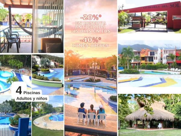 ""Apto 2 Habit, 4 Piscinas, Dcto Genius, Check In-out Extendidos, A 1 Cuadra Del Parque -Ciudadela Del Sol-"" - San Jerónimo