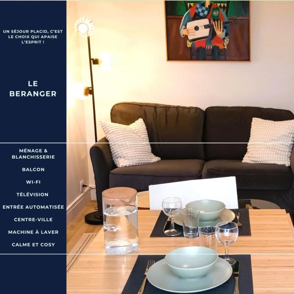 Le Béranger T2 Centre Wifi Balcon - Joué-lès-Tours