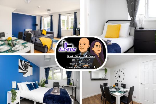 Grangefields By Alt-stay - 3 Bed Home - Parking, Wifi & Full Kitchen - Contractors & Relocations - Weekly & Monthly Rates - Leeds Station