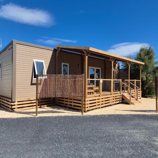 La Dolce Vita Méditerranéenne Mobil Home à 200m De La Plage Parc Aquatique Camping 5 Etoiles Les Dunes - Torreilles