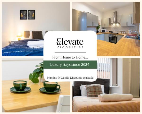 Large Property, Sleeps 8, Free Parking & Next To Alton Towers - Newcastle-under-Lyme