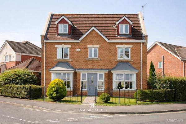 Spacious 5-bedroom - Cardiff & Newport - Parking - Cardiff
