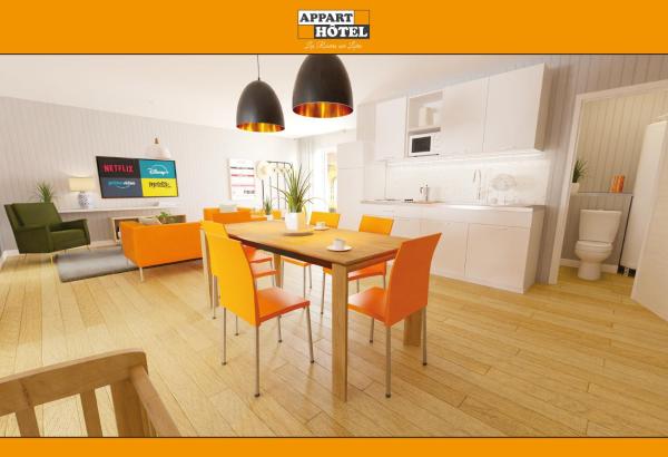 Appart'hôtel Les Prés Blondeau, 1 à 10 Personnes, 3 Chambres, Terrasse, Parking Privé, Wifi, Arrivée Autonome 24-7 - Saumur
