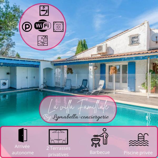 La Villa Familiale Calme Piscine-barbecue à Tarascon - Tarascon
