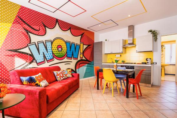 Black & White Or Pop Art - Design Apartments With Parking & Wifi - Saronno