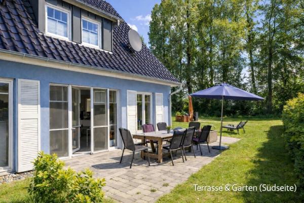 Villa Mara - Für 12 Gäste, Sauna, 1 Wirlwanne, 2 Duschen, Kamin, 5 Sz, 3 Wc, Highspeed Internet, Abgezeuntes Grundstück - Glowe