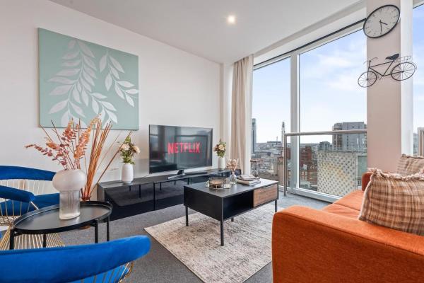 High-rise Luxury 2-beds And 2-baths - Central - Relocation, And Family Friendly - Speedy Wi-fi - Birmingham