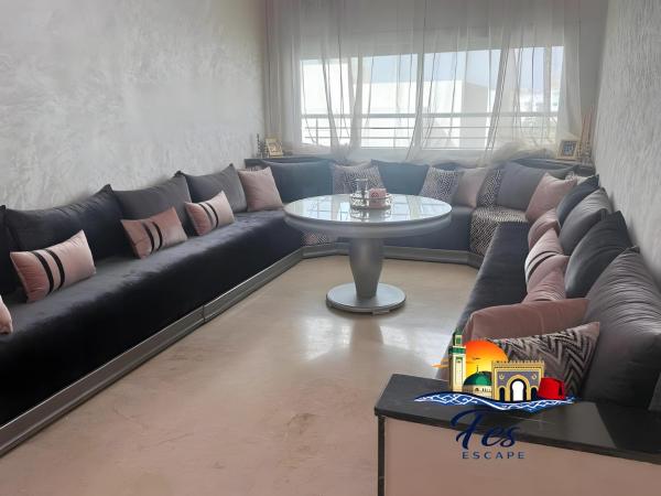 -Fes Escape- 91 Qm Apartment Mit Balkon, Top Lage - Fès