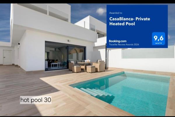 Casablanca- Private Heated Pool - San Pedro del Pinatar