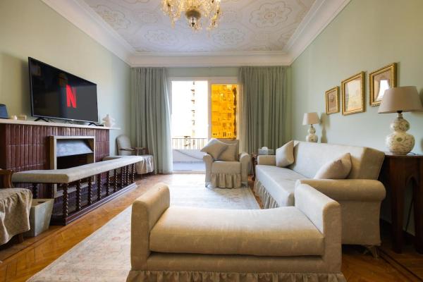 The Royal Tower View Elegant 3br In Zamalek - Kairó