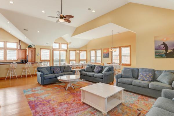 1-acre Waterfront Oasis With Pool, Hot Tubs & Sunrise/set Views - Dog-friendly - Avon, NC