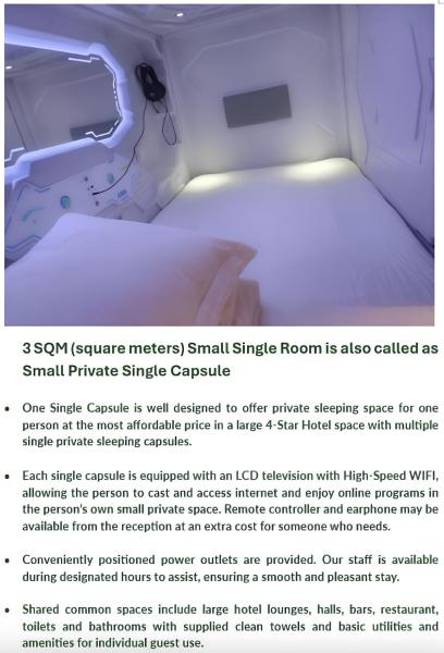 Awa Hotel Small Private Single Capsules-also Name As Single Rooms - Rotorua