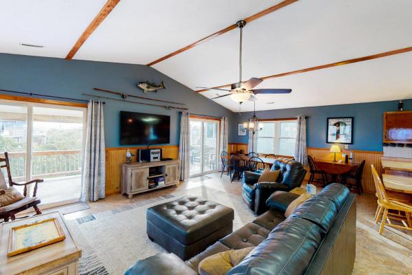 Dog-friendly House W/central Ac, Ocean View, Private Washer/dryer, Free Wifi - Frisco, NC