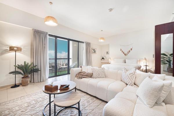 Boho Studio Beachfront Ain Sea View Jbr Walk 1min - Dubai