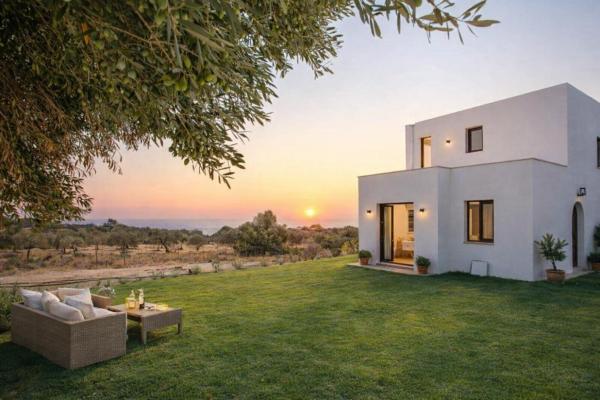 Exclusive Olive & Herb Villa, Mountain To Sea Views, Rhodes - Faliraki