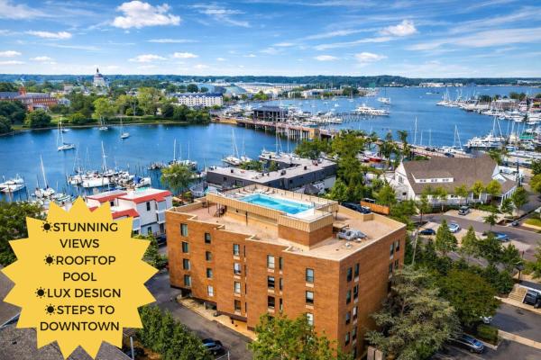 Luxury Rooftop Pool & Dock Steps To Downtown - Annapolis, MD