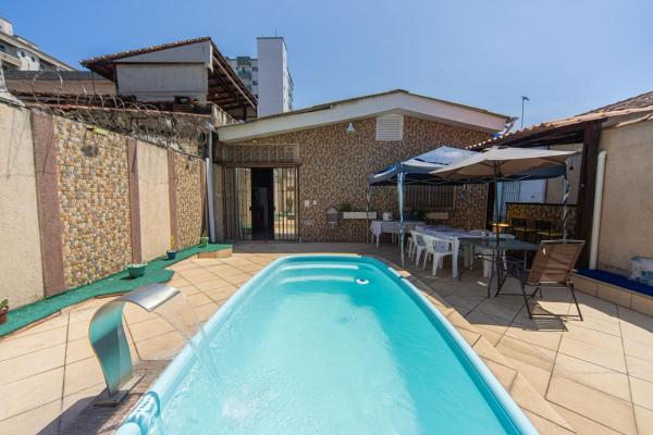 Casa Com Piscina A 600m Da Praia Da Guilhermina - São Vicente