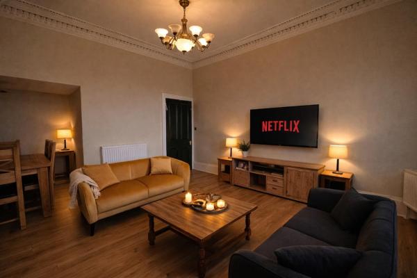 Contractors And Guests Grand 3 Bedroom Central Free Parking Fully Equipped - Glasgow