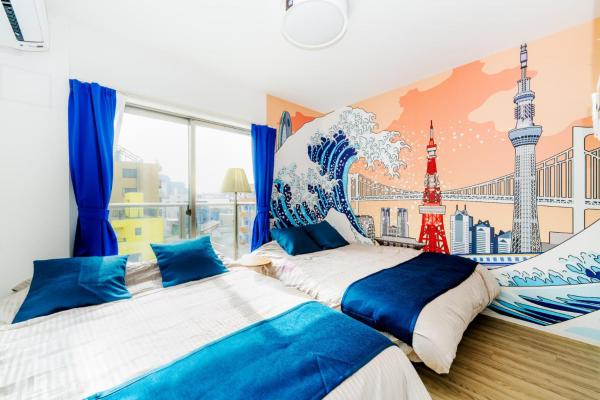 Leon Resort Hotel Max 5-10 People Skytree 4 Min Asakusa Ueno 10 Min Akihabara Disney Shibuya Shinjuku 20 Min Kinshicho 4 Min Best Location 最大5-10名 スカイツリー 浅草 上野 新宿 渋谷 - Tokyo