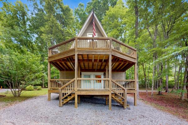 A Frame Cabin Sleeps 9 Pickleball Court Boat Slip - Chuck Swan State Forest, Sharps Chapel