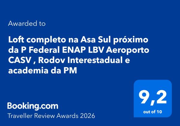 Loft Completo Na Asa Sul Próximo Da P Federal Prf Enap Lbv Aeroporto Casv , Rodov Interestadual E Parque Da Cidade - Sobradinho