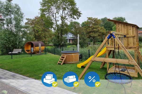 Neues Ferienhaus Für Familien Mit Garten Und Sauna - Butjadingen