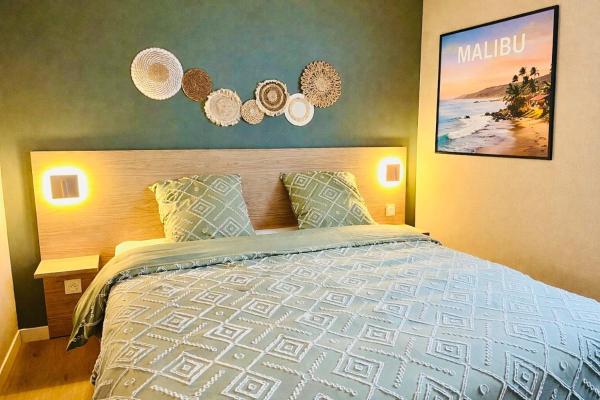 Appartement Cosy Ambiance Malibu Dans Résidence Avec Piscine 2 Pers 1 Chambre - Maubeuge