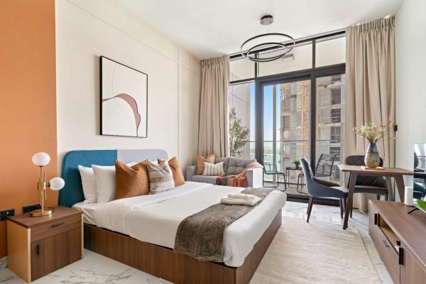 Silkhaus Vacation Homes Stylish Studio With Balcony 2 Min To Adgm In Al Maryah Vista - Abu Dhabi