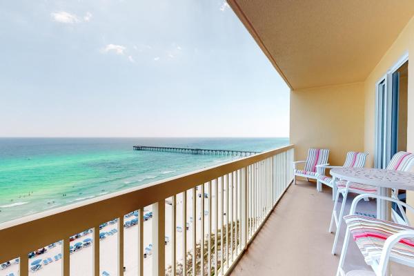 Open & Spacious Condo In Beachfront Complex With Pool Gym Elevator & Fast Wifi - Panama City Beach, FL
