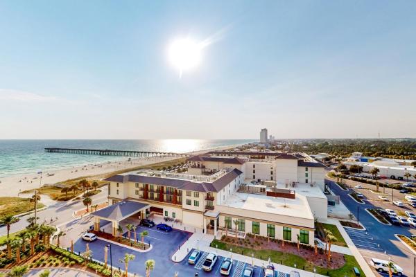 Ocean-view 10th-floor Condo With Balcony Heated Outdoor Pool Hot Tub Gym W&d - Floride
