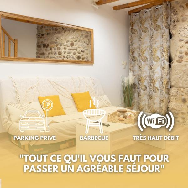 Refuge Cosy à Montélier, Wi-fi Rapide, Terrasse Calme Proche Valence - Chabeuil