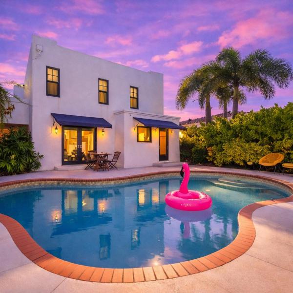 Sunny 4br Getaway Pool & Private Guest Suite - Palm Beach, FL