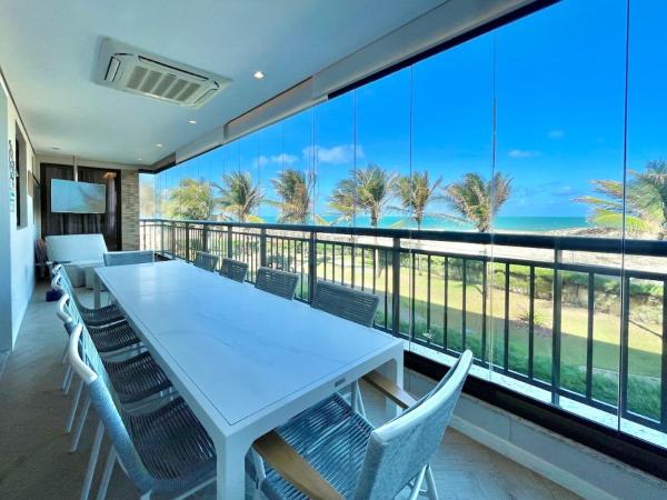 Dunamar No Mandara Kauai - Apartamento De Luxo Frente Mar Na Primeira Linha Com 4 Suites - Aquiraz
