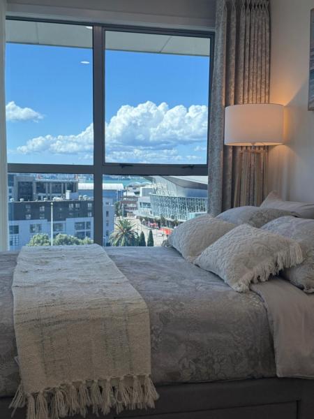 Auckland City Central Top Floor Harbour View 2br 2bath 2parking Cozy Bright - Gion