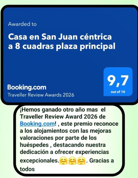 San Juan Casa Céntrica Hermosa A Solo 8 Cuadras Plaza Principal - San Juan