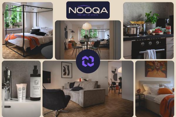 Nooqa Duisburg - Exklusives Design Apartment - Parkplatz, Balkon, Nespresso - 6 Personen - 85qm - Duisburg