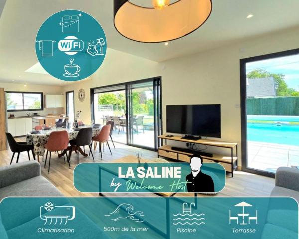 La Saline, Villa Avec Piscine à 450m Des Plages - Damgan