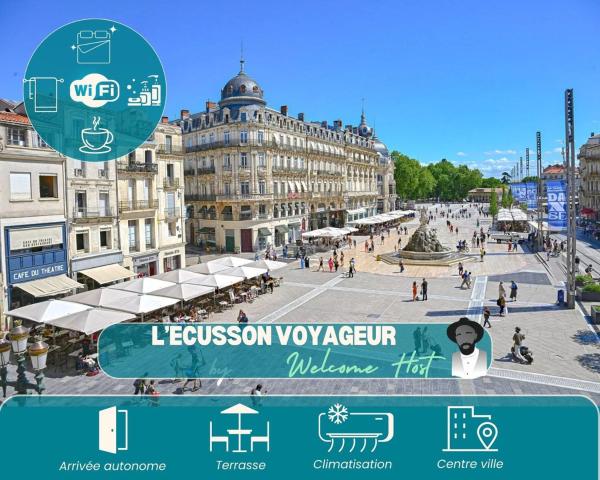L’écusson Voyageur, Charme Cosy En Centre Ville - ibis Montpellier Centre Polygone