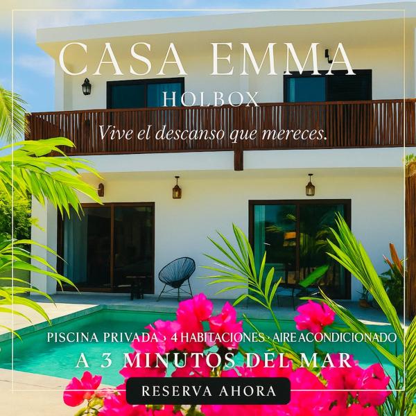 Casa Emma Fantástica Con Acceso A Beach Club ! - Holbox